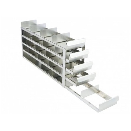 Crystal Technology Slide-Out Freezer Rack for Plastic Hinged Boxes 100 ...
