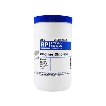 Rpi Choline Chloride, 500 G C41040-500.0 | Zoro