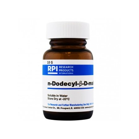 Rpi n-Dodecyl-B-D-maltoside, 10 G D12000-10.0 | Zoro