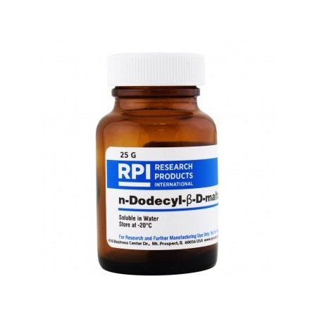 Rpi n-Dodecyl-B-D-maltoside, 25 G D12000-25.0 | Zoro