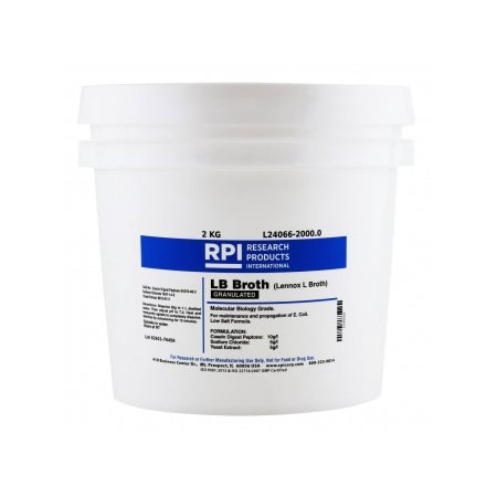 Rpi Lennox LB Broth, Granulated, 2 KG L24066-2000.0 | Zoro