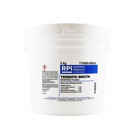 Rpi Terrific Broth, Modified, Powder, 2 KG T15000-2000.0 | Zoro