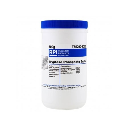 Rpi Tryptose Phosphate Broth, 500 G T65200-500.0 | Zoro