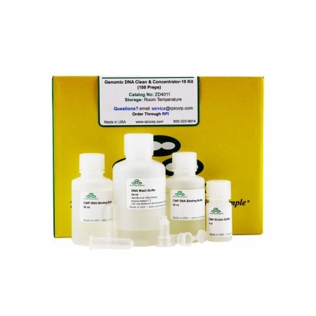 Zymo Research Genomic DNA Clean & Concentrator Kit (100 Preps) ZD4011 ...