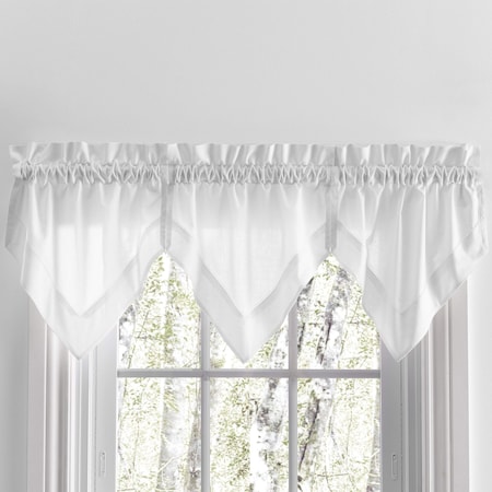 Ricardo Ricardo Simplicity 3-Piece Handkerchief Window Valance Set ...