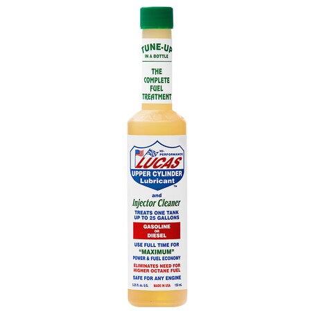 Lucas Oil 5.25oz. Upper Cylinder Lubricant Fuel Treatment & Injector ...