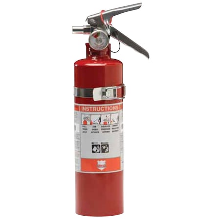 Shield Fire Protection Shield 10B:C 2.5Lb. Fire Extinguisher 13415D | Zoro
