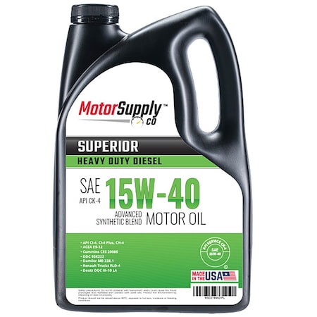 Motor Supply Co HD Engine Oil CK4 Diesel 194AD | Zoro