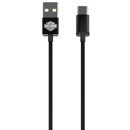Harley-Davidson 6' Harley Davidson USB Type C 2.0 Braided Cable USB ...