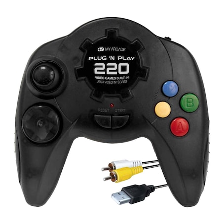 Dreamgear Universal Plug 'N Play Controller With 220 Games DGUN2959 | Zoro