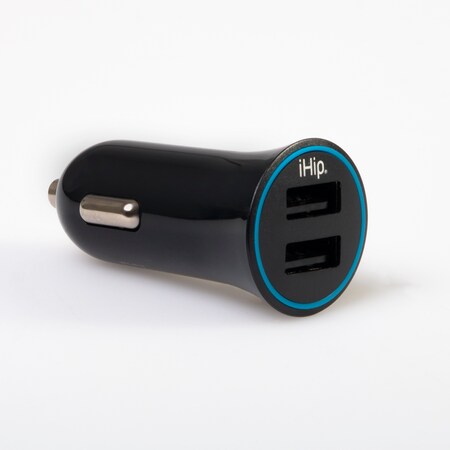 Zeikos Car charger dual USB 2.4A Black IHIPP17 | Zoro