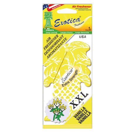 Exotica Fresheners AIR FRESHENER XXL VANILLA TRILINGUAL PT1XXLVAN | Zoro