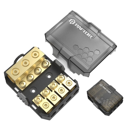 Raptor MINI ANL FUSED 4 WAY DIST BLK PRO SERIES RMANL4 | Zoro