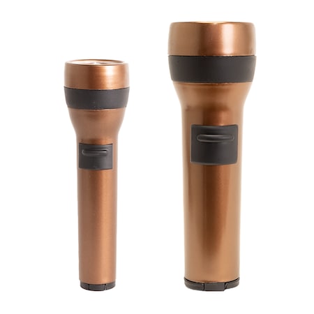 Roadpro 2pc Copper LED Flashlight Set RP1807013A | Zoro