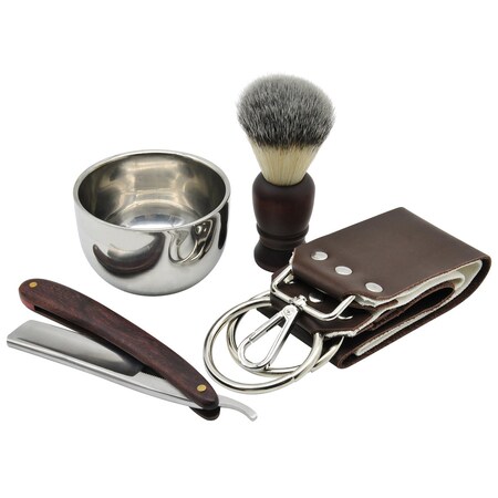 Union Razors Wooden 4-Piece Gift Set SG1 | Zoro