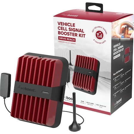 Weboost Drive Reach Vehicle Cell Signal Booster Kit w/ Antenna 470154 ...