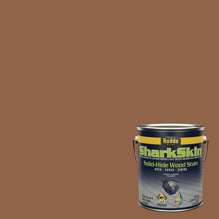 Rodda Paint SharkSkin Deck and Siding Solid Wood Stain, 1 Gallon, Maple ...