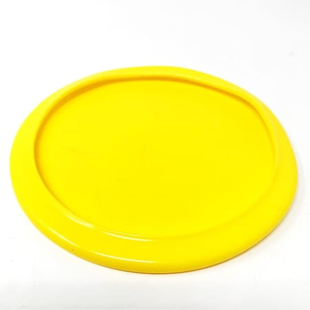 Caplugs Vf Series Vinyl Flange Cover Yellow 4" Tube Size FC-400 | Zoro