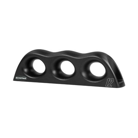 Ronstan Rope Glide Fairlead Triple Black 12mm RF8093-12 | Zoro