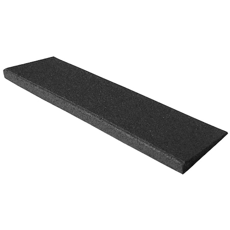 Rubber-Cal "Eco-Sport" Interlocking Rubber Flooring Ramp, Coal 1" x 6 ...