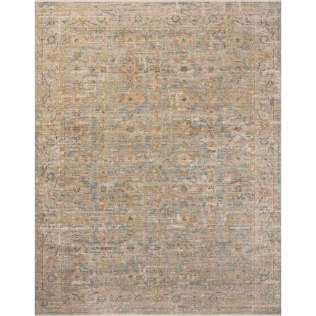Loloi Heritage HER-15 Ocean/Sand Rug HERTHER-15OCSA4060 | Zoro