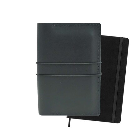 Rustico Moleskine Classic Pocket Leather Notebook Cover 3.5'' x 5.5 ...