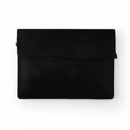Rustico Leather Monument Laptop Case in Black AC0912-0003 | Zoro