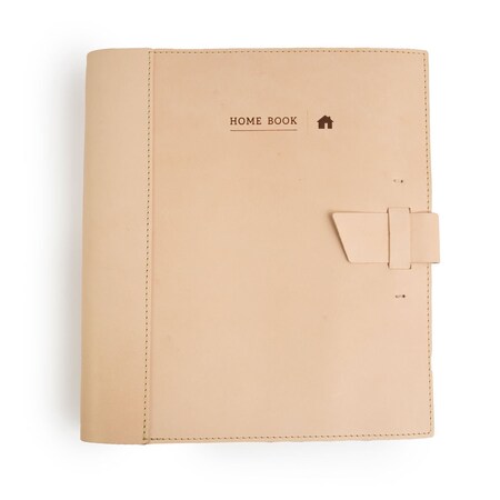 Rustico Leather Home Document Binder in Natural OF0075-0019-01 | Zoro