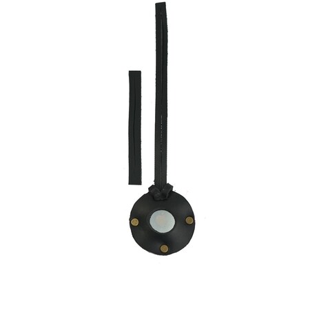 Rustico Leather AirTag Case Hang Tag with Rivets in Black AC0535-0003 ...