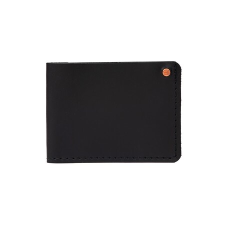 Rustico Horizon Leather Slim Bifold Wallet in Black AC0119-0003 | Zoro