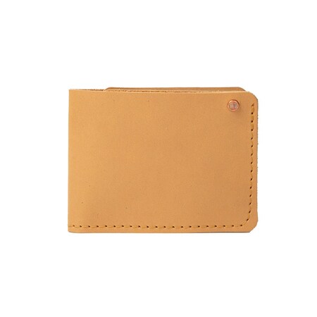 Rustico Horizon Leather Slim Bifold Wallet in Buckskin AC0119-0005 | Zoro