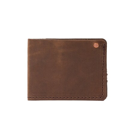 Rustico Horizon Leather Slim Bifold Wallet in Dark Brown AC0119-0001 | Zoro