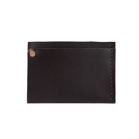 Rustico Metro Slim Leather Wallet in Charcoal AC0118-0015 | Zoro