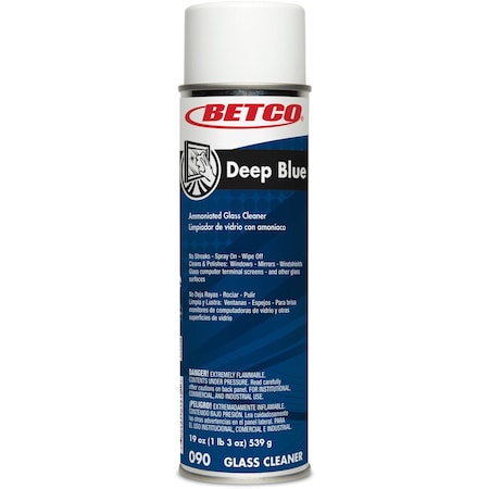 Betco Deep Blue Glass & Surface Cleaner - Foam Spray 902300 | Zoro