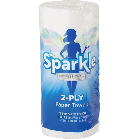 Sparkle Sparkle Paper Towels, White GPC2717201 | Zoro