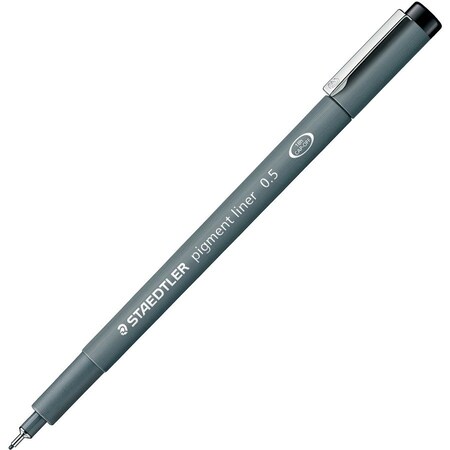 Staedtler Sketch Pens, 8 Pigment, 8/ST, BK PK STD308SB8 | Zoro