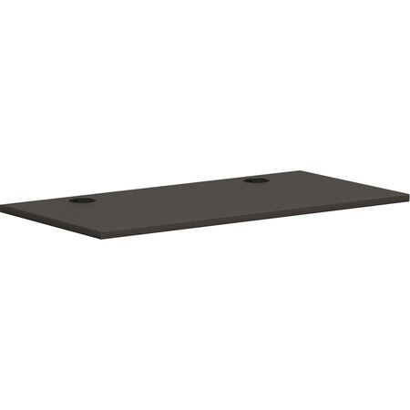Hon Worksurface, Rectangle, 48"x24", Slate Teak PK HONPLRW4824LS1 | Zoro