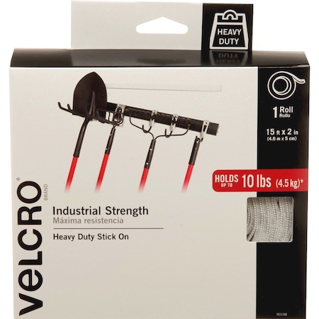 VELCRO Industrial Strength Tape,Hook and Loop,Waterproof,2"x15',WE ...