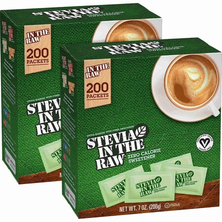 Stevia In The Raw Sugar Substitute, Stevia, 1 g Packet, w/Dispenser ...