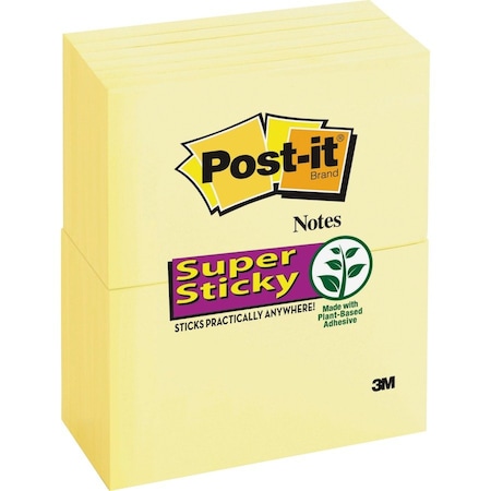 Post-It Note, Post-It, 3X5, 12Pk, Ca Pk MMM65512SSCY | Zoro