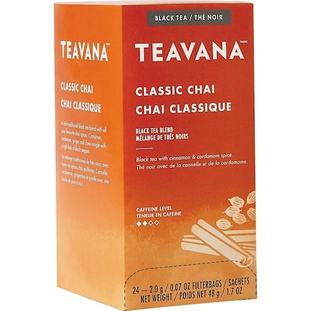 Teavana Black Tea, Classic Chai, 48 g, 24/BX, Multi PK SBK12434018 | Zoro
