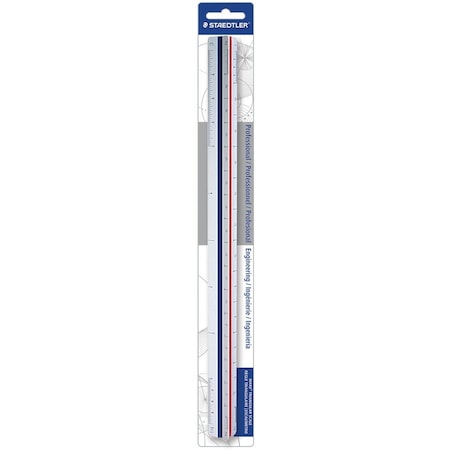 Staedtler Triangular Scale, Engineer, Plastic, Color-Coded, 12", WE ...