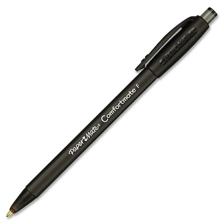 Paper Mate Comfortmate Retractable Ballpoint Pen, Fine, Black/BK PK ...