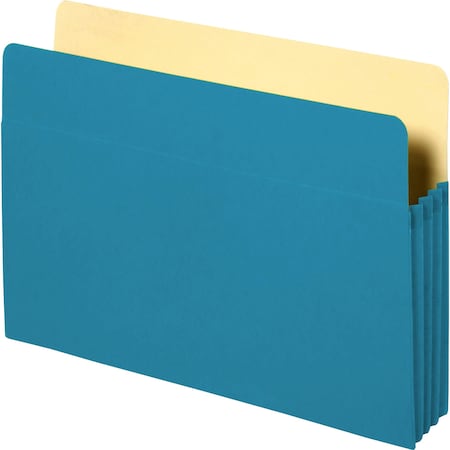 Business Source Colored Expanding File Pockets Letter Blue 26550 | Zoro