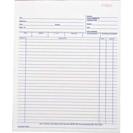 Business Source Book, Allprps, Nmbrd, 2Pt, 8X10 BSN39554 | Zoro