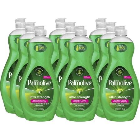 Palmolive Dish Detergent, Liquid, Ultra-Strength, 20 fl. oz GN, PK 9 ...