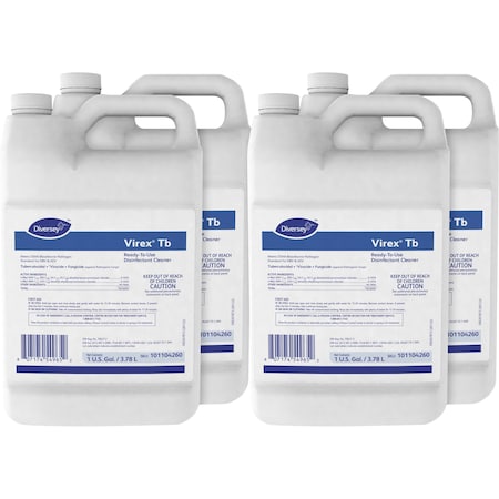 Virex Ii 256 Virex Quaternary-Based RTU Disinfectant, 128 fl oz (4 ...