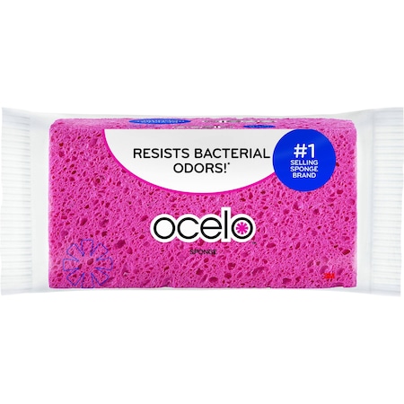 Ocelo Large Sponge, 7-7/8"x1-5/8"x4-1/4 AST, PK 12 MMM7264TCT | Zoro