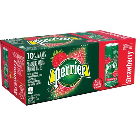Perrier BEVERAGE, STRWBRY, SLMCN PK NLE074780447041 | Zoro