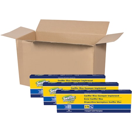 Swiffer Swiffer Max Sweeper, 17", , Blue, PK 3 PGC37108CT | Zoro